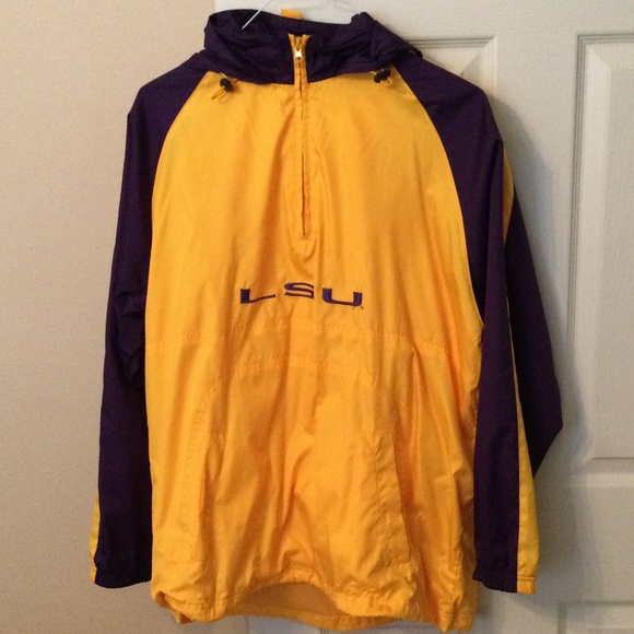 Red Oaks Sportswear | Shirts | Mens Red Oak Sportswear Lsu Rain Jacket ...